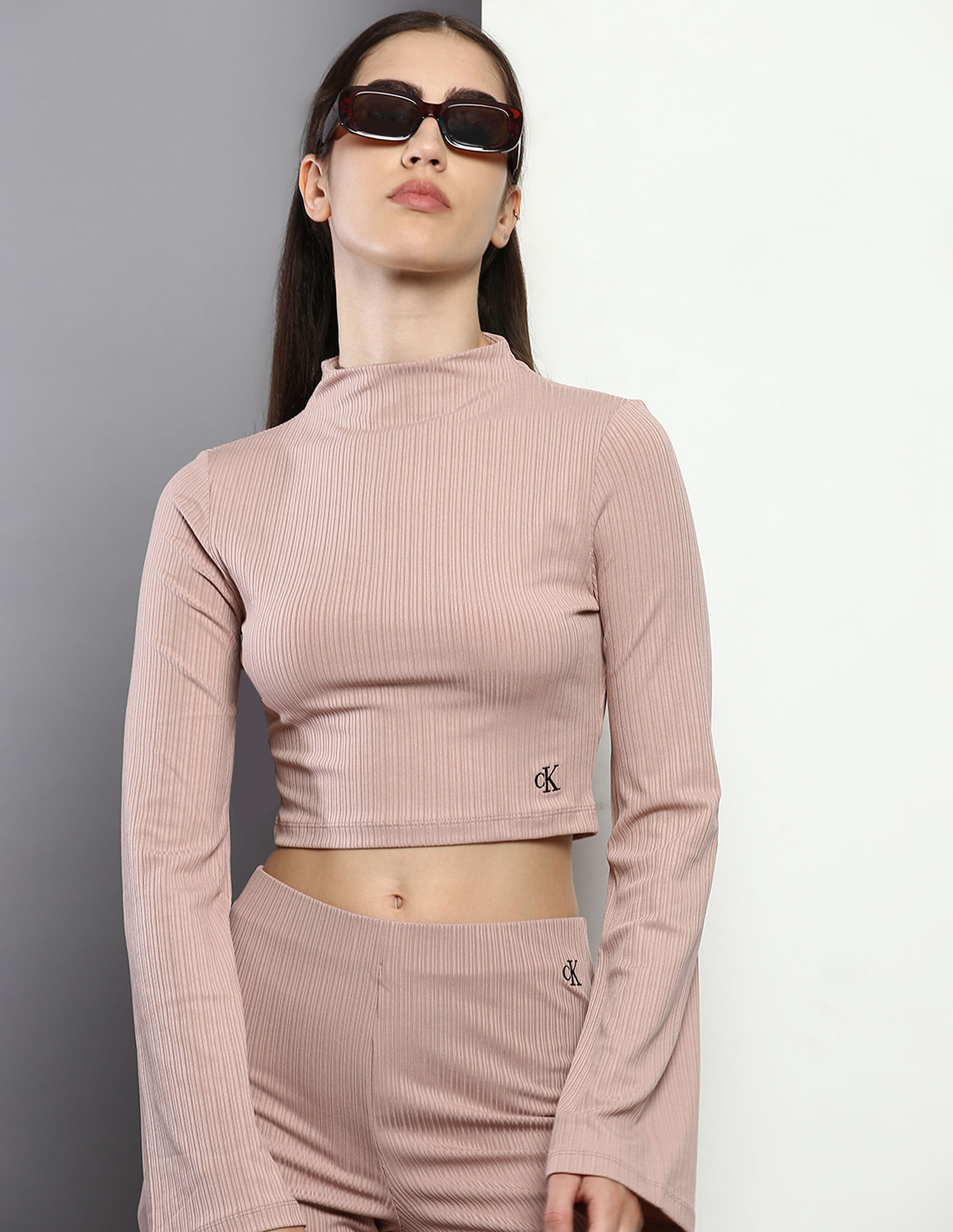Calvin klein bell sleeve top store