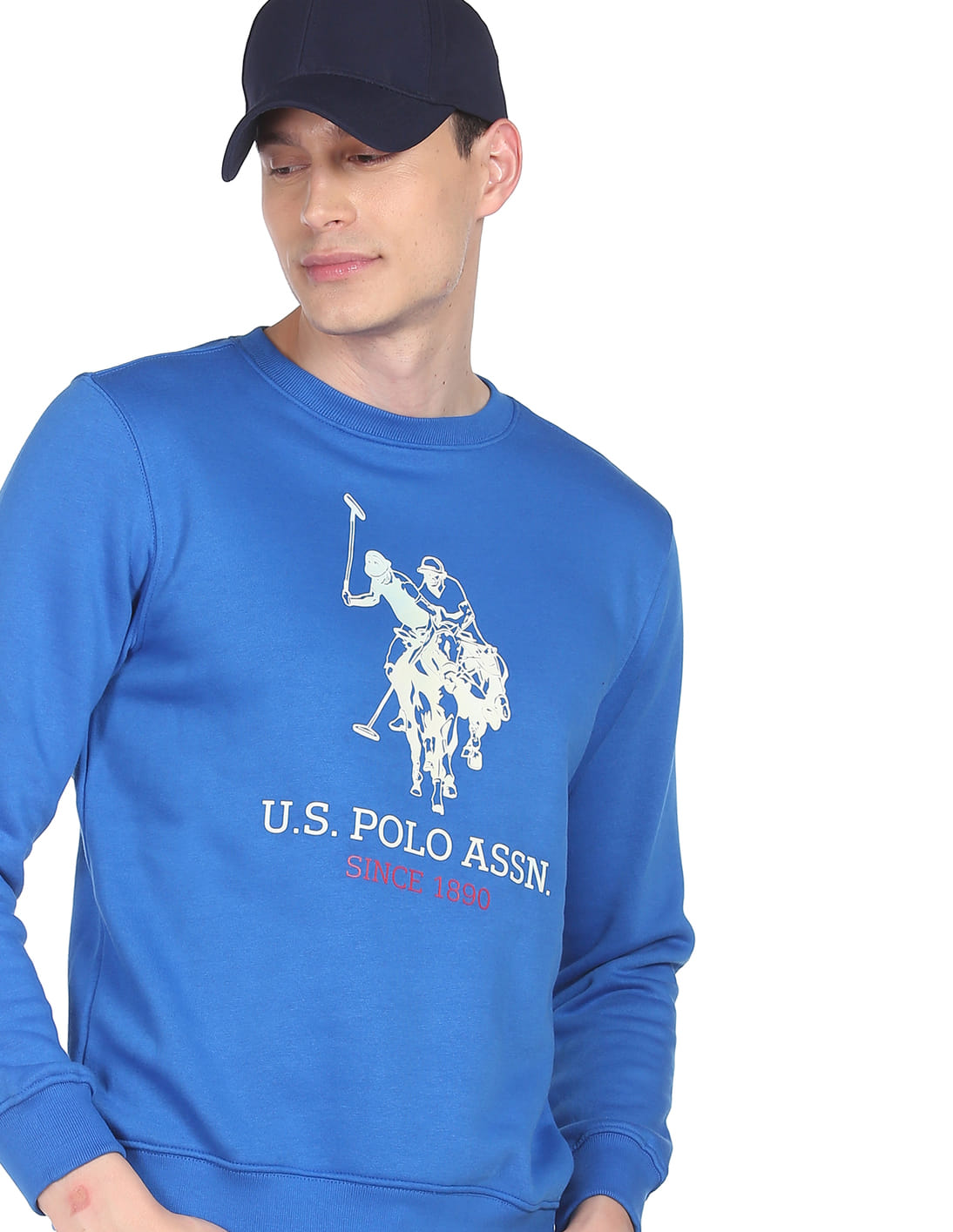 Buy U.S. Polo Assn. Crew Neck Logo Print Sweatshirt - NNNOW.com